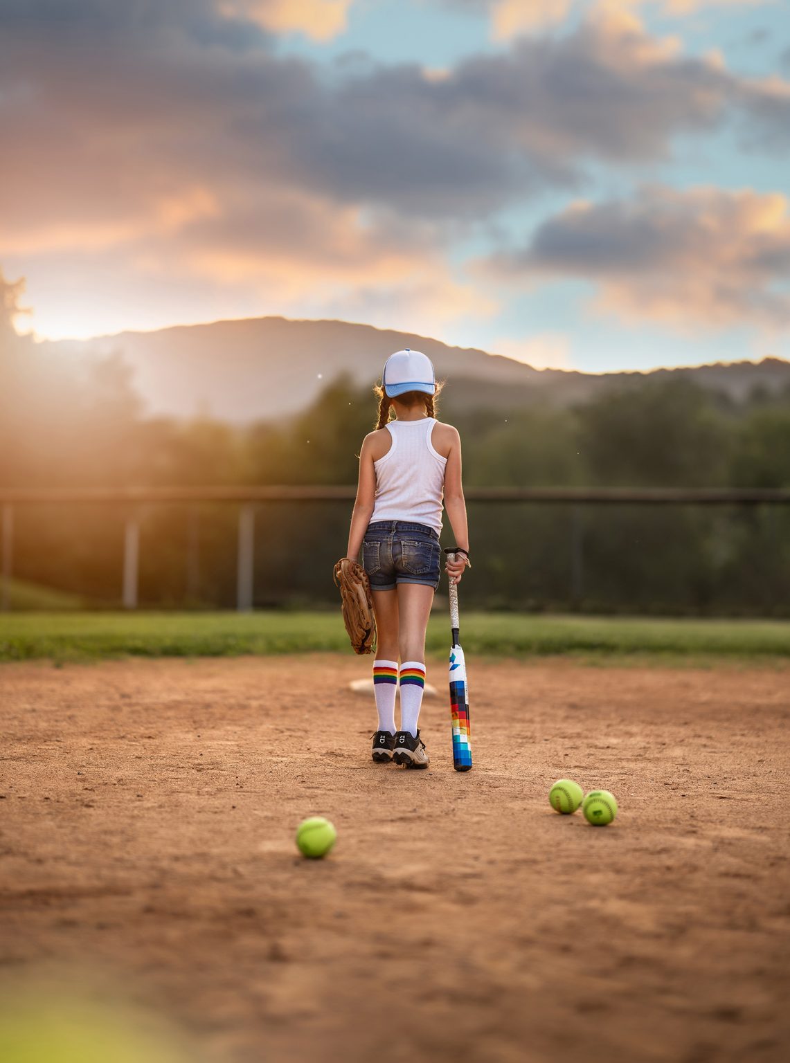 "Softball Sunset" - Valerie Eidson - National Association of Portrait ...